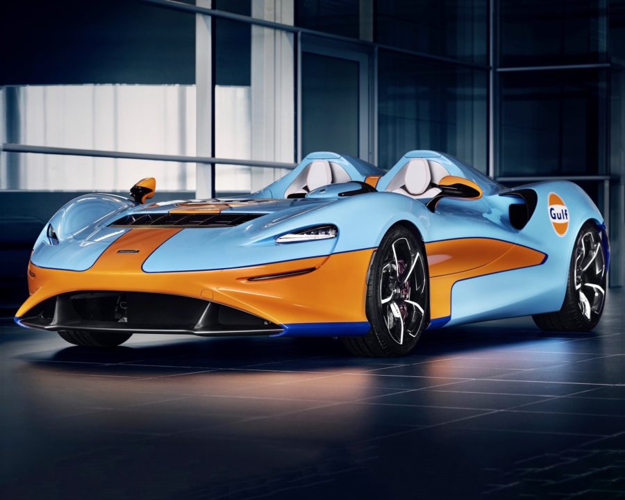 McLaren Elva Gulf Theme By MSO Comes in Iconic Livery • Hype Garage