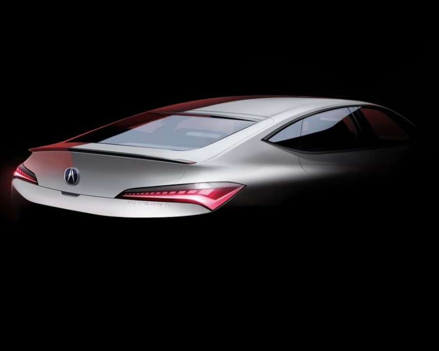 2023 Acura Integra Teaser Partially Reveals Rear End Design • Hype Garage